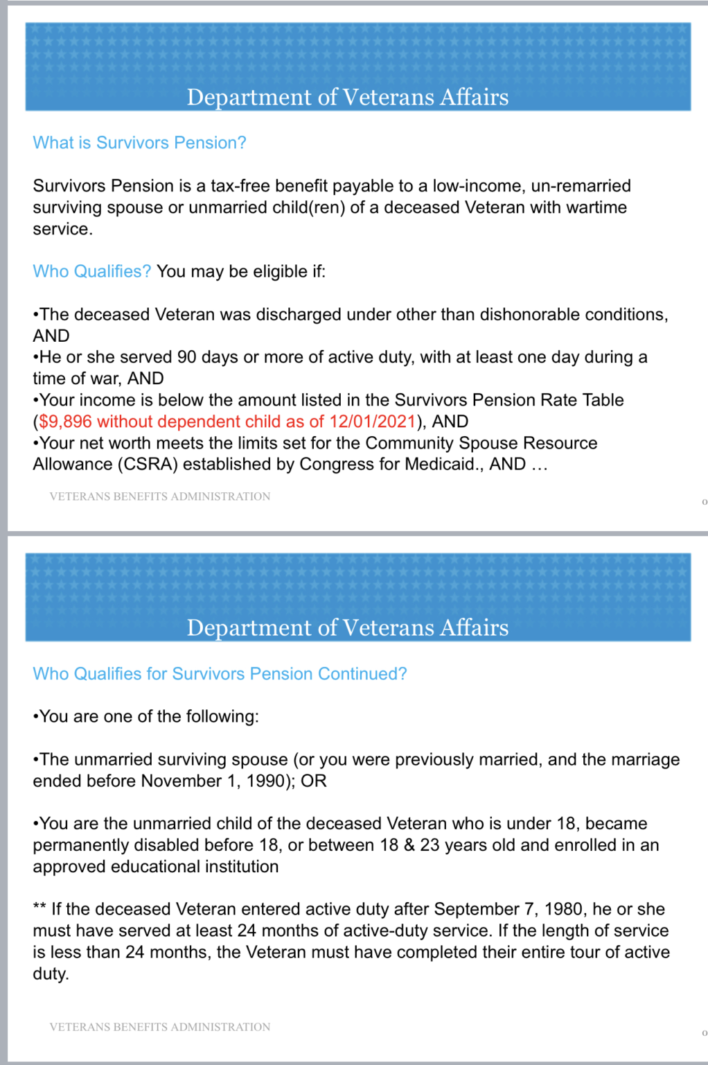 VA Benefits – AMVETS Hawaii