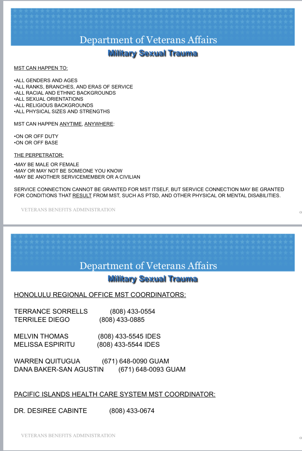VA Benefits – American Veterans Hawaii